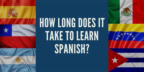 How Long Does It Take To Learn Spanish