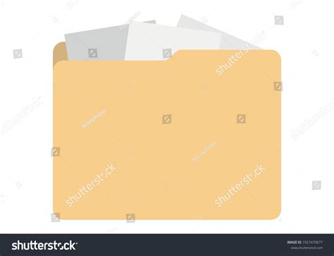Operating System Folder Icon White Background Stock Vector Royalty Free 1927470677 Shutterstock