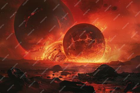 In Space Aigenerated Illustrations Portray Science Fiction Premium Ai Generated Image