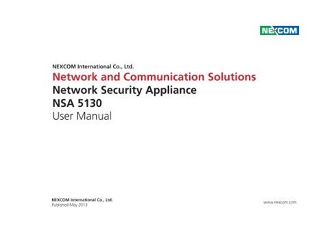 Network And Communication Solutions Network Security Nexcom