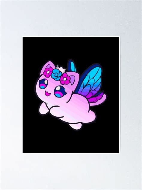 Cute Aphmau Cat Poster For Sale By Hbzshop Redbubble