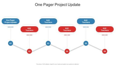 One Pager Project Update PowerPoint Templates Slides And Graphics