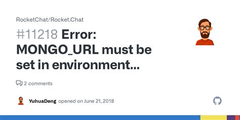 error mongo url must be set in environment 0 66 0 rc0 · issue 11218 · rocketchat rocket chat