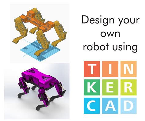 Build Your Own Quadruped Robot Using Tinkercad 8 Steps With Pictures Instructables