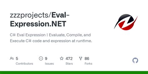 Github Zzzprojectseval Expressionnet C Eval Expression Evaluate Compile And Execute C