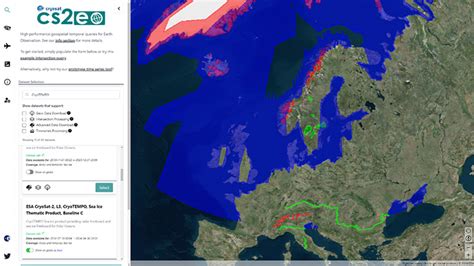 new sea ice and snow depth datasets plus new geospatial coverage