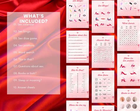 Printable Sex Games Sex Bingo Sex Game Sex Toy Sex Positions Sex Toys Sex Dice Sex