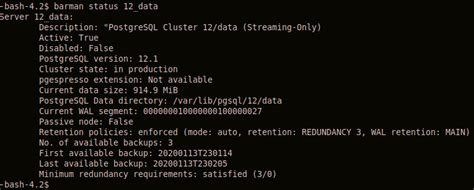 streaming backup with postgresql barman database tutorials