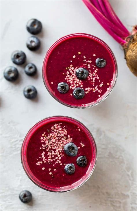 Beet Smoothie Healthy Breakfast Smoothie Recipe