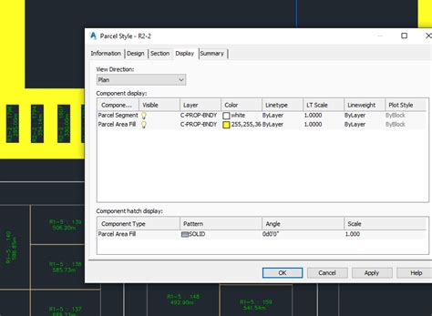 Parcel Lines Not Displaying With Parcel Fill Autodesk Community