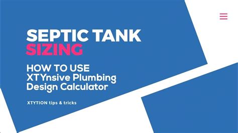 Septic Tank Sizing Using Excel Tagalog Youtube