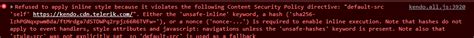 Csp Error Is Thrown When The `default Src` Directive Is Included