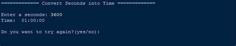 how to convert seconds into time in python sourcecodester