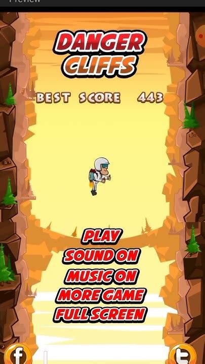 Danger Cliffs Free Source Code In Html5 Mobilewithcode Freesourcecode Shorts Shortvideo