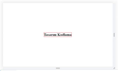 HTML CSS ile Yazıyı ve Resmi Yatay ve Dikey Ortalama Tasarım Kodlama