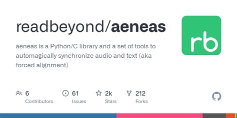 GitHub Readbeyond Aeneas Aeneas Is A Python C Library And A Set Of