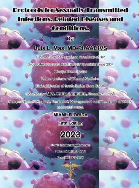 Protocols For Sexually Transmitted Infections Related Diseases And Conditions By Luis Mas