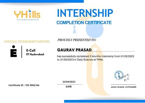 Gaurav Prasad On Linkedin Datascience Intership