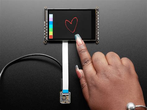 Adafruit TFT X With Capacitive Touch Breakout Board EYESPI ID Adafruit