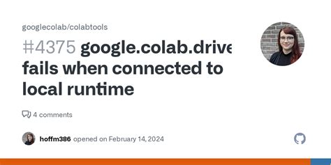 Labdrivemount Fails When Connected To Local Runtime · Issue