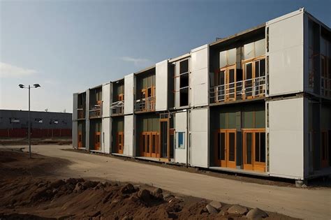 Modular District Adaptive Urban Architecture Premium AI Generated Image