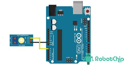 Подключение датчика напряжение к Arduino Robotchip
