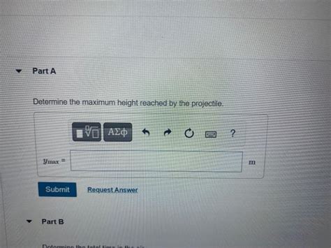 Solved A Projectile Is Fired With An Initial Speed Of Chegg