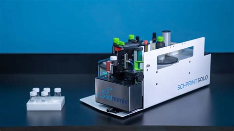 Sci Print SOLO Semi Automated Tube Labeler