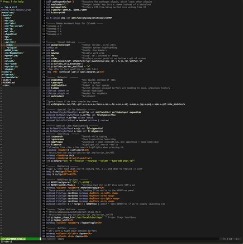 github kirkhansen vimconfig current configuration for vim as an ide