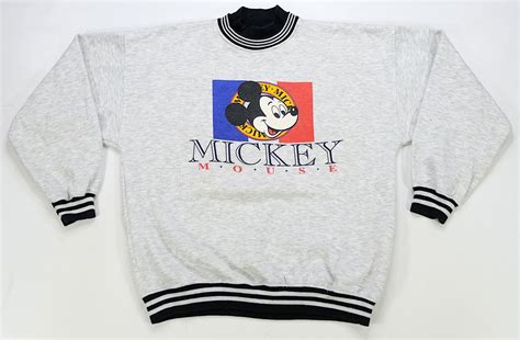 Rare Vintage Disney Wear Mickey Mouse Pullover Crewne Gem