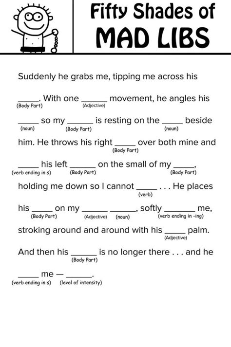 Mad Libs Adjectives Only Printable Mad Libs Printable