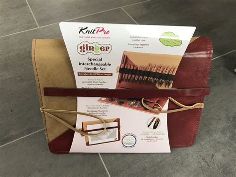 Knit Pro Ginger udskifteligt rundpindesæt 40 og 50 cm - Mormorfabrikken