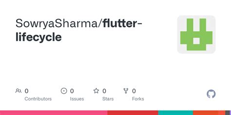Github Sowryasharma Flutter Lifecycle