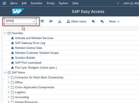 How To Define Splitting Structure In SAP