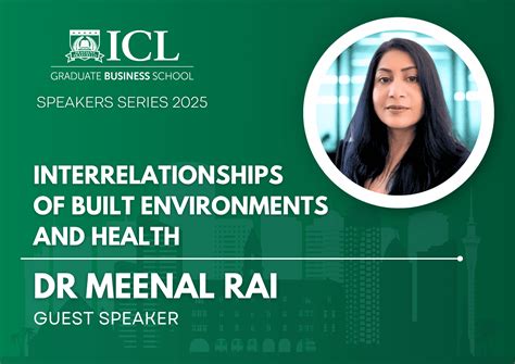 Icl Speakers Series 2025 Exploring The Link Between Built