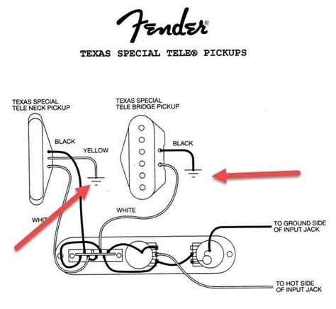 Fender Telecaster Noiseless Pickup Wiring Diagram