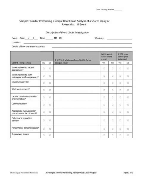 Root Cause Report Template Cardtemplate My Id