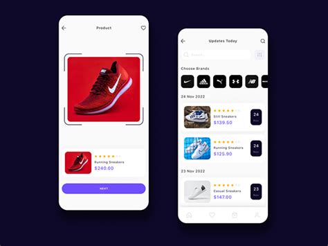 Shoe Ecommerce App Ui Design Mobile App Ui Design On Behance