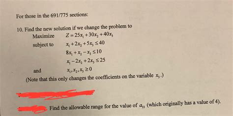 solved some fun with sensitivity analysis part ii feb 2 for