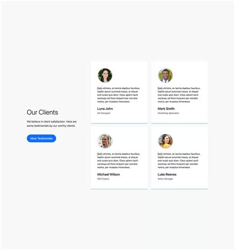 Bootstrap Testimonial Slider BootstrapBrain