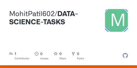 Github Mohitpatil602data Science Tasks