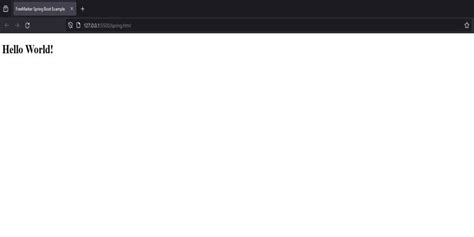 Introduction To Using Freemarker In Spring Mvc Geeksforgeeks