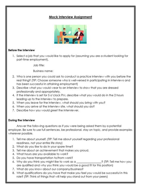 07 Glc2o Mock Interview Assignment Pdf