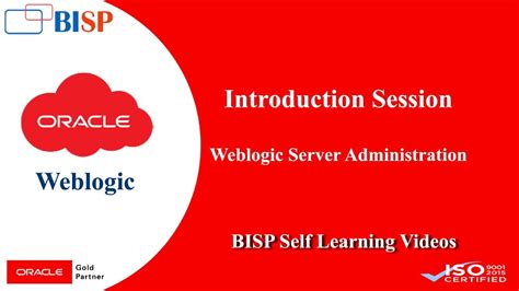 weblogic administration introduction youtube