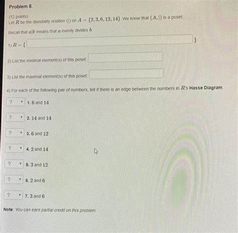 solved problem 8 12 points let r be the divisibility