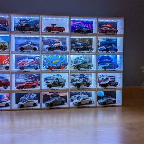 🚙 Ford Mustang Diecast Car Display And Nightlight・ Stl File For 3d