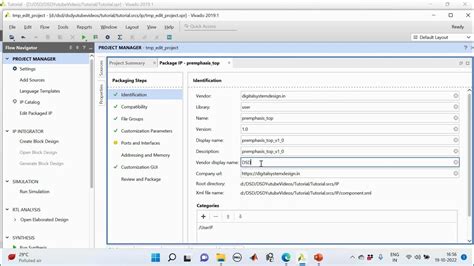 Vivado Project To Custom Ip Conversion Pre Emphasis Filter Vivado Block Design Tutorial Part