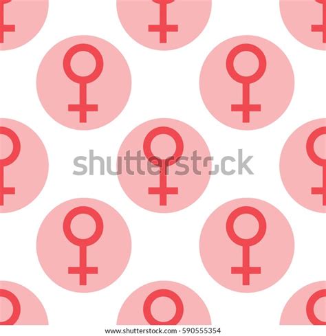 Seamless Pattern Sex Symbols Gender Woman Stock Vector Royalty Free 590555354 Shutterstock