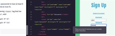 My Password Length Check Isnt Effective Front End Codecademy Forums