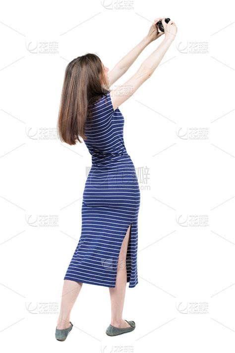 背面视角 女人 摄影师 衣服 女孩 垂直画幅 青少年 褐色 在之后 白人